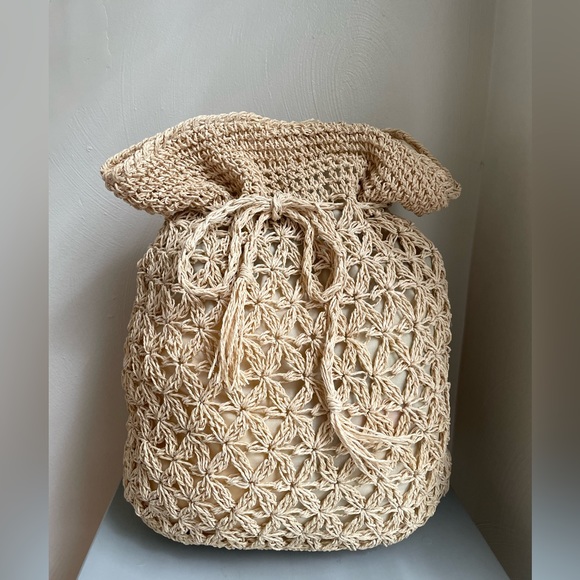 American Eagle Outfitters | Bags | American Eagle Straw Crochet ...